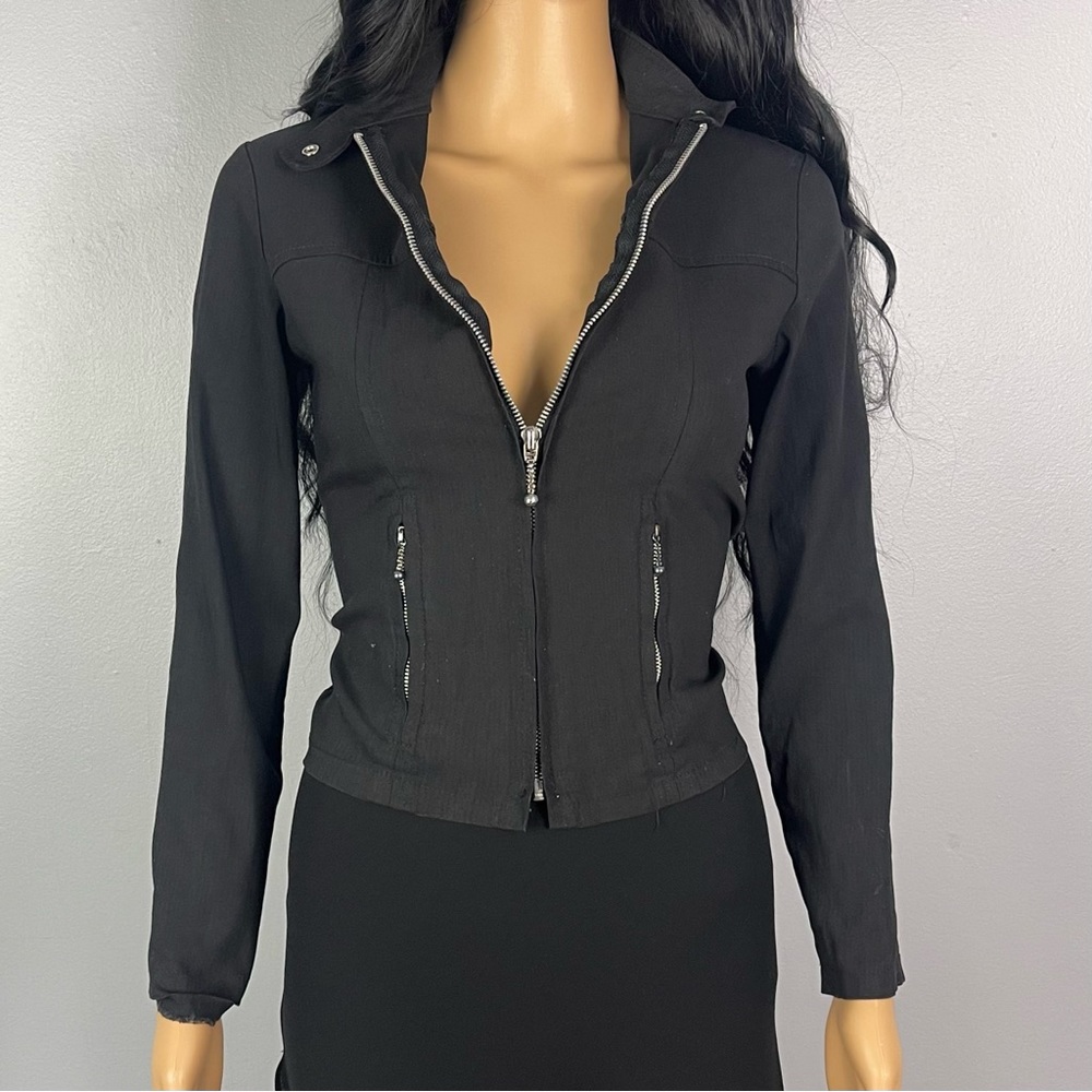 Sparkly Y2k Moto Jacket - Gem